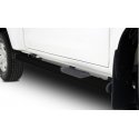 Isuzu Oval Side Steps for Single Cab - Black Stainless Steel